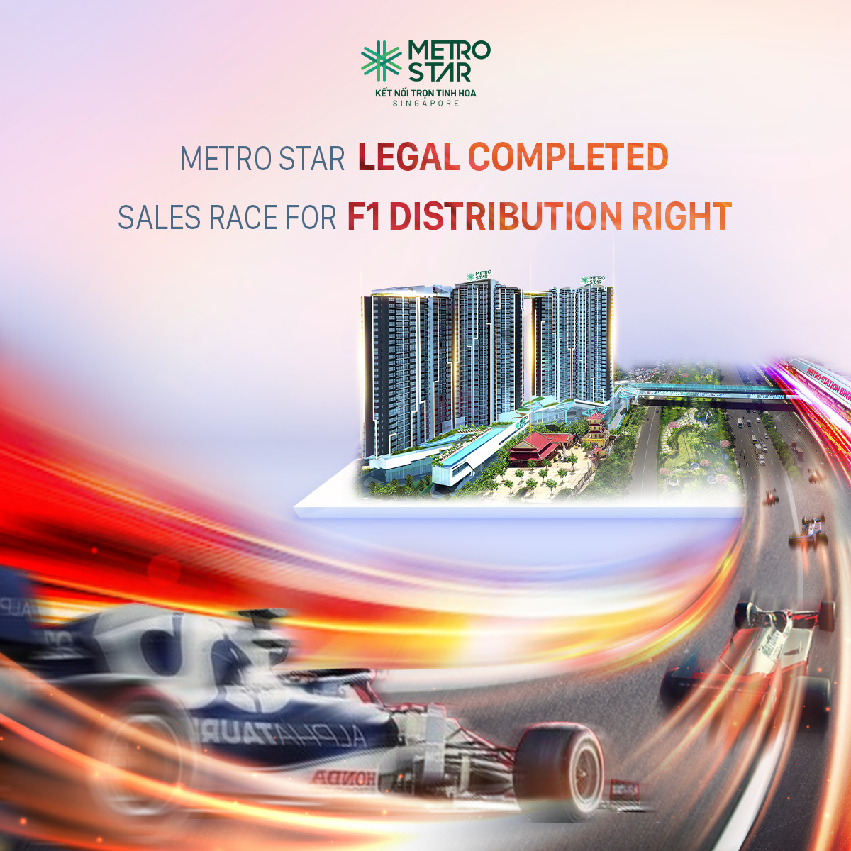 METRO STAR LEGAL COMPLETED, SALES RACE FOR F1 DISTRIBUTION RIGHT - CT ...
